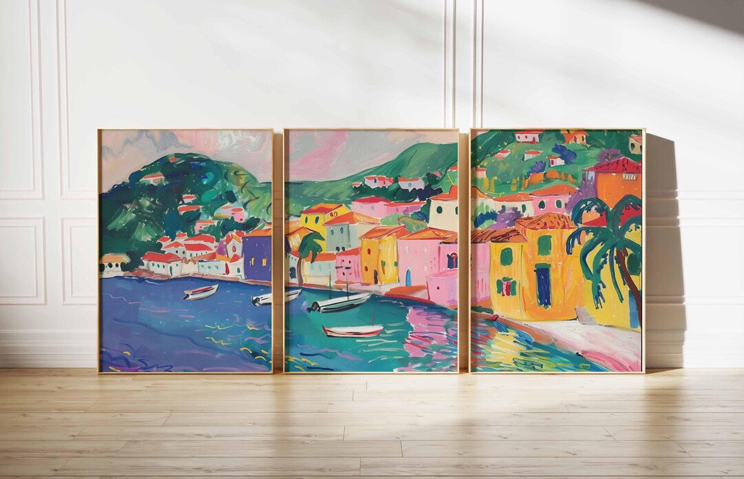 Set of 3 Haiti Posters, Caribbean Travel Prints, Haiti Wall Art ...