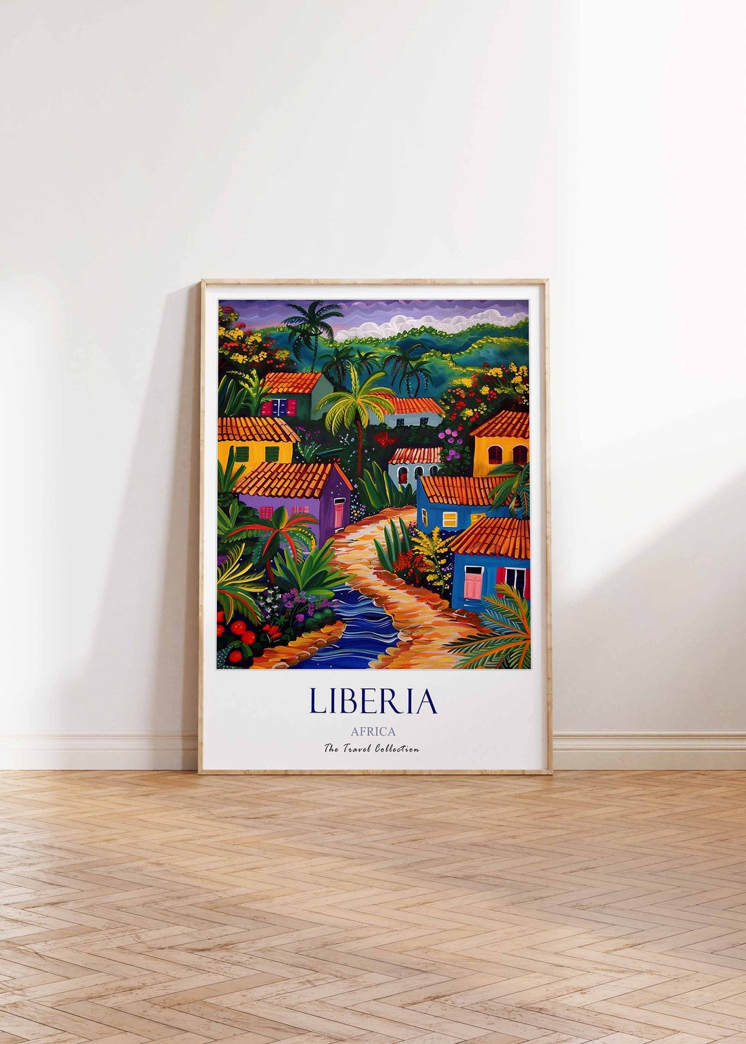 Liberia Poster, Rainforest Poster, Africa Poster, African Print ...
