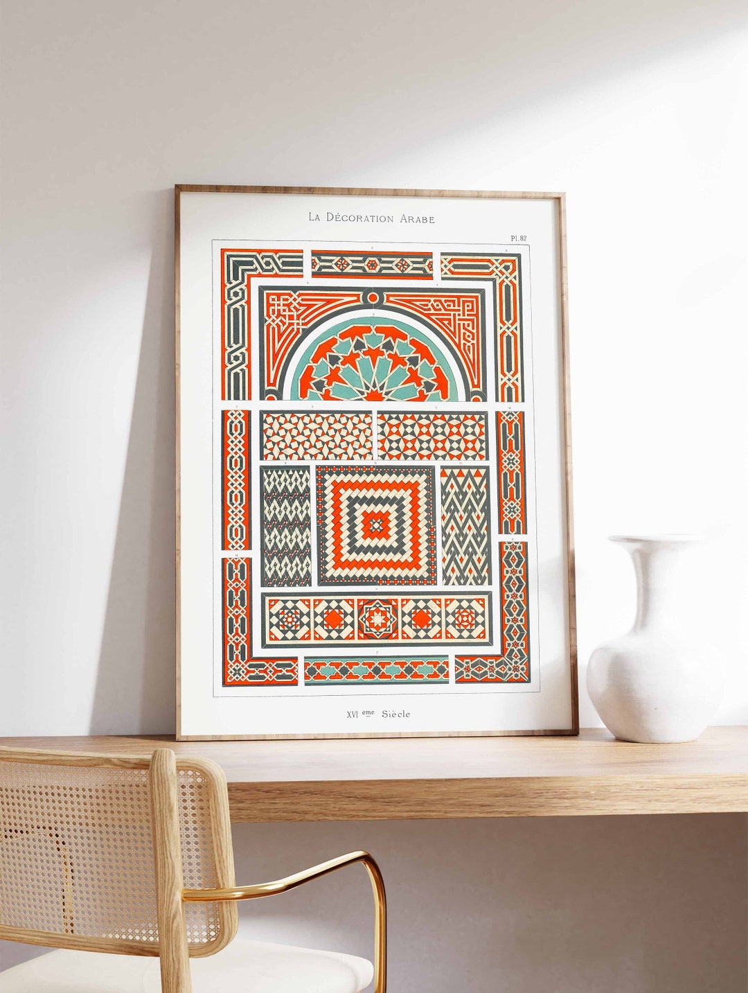 Arabic Poster, Arabian Wall Art, Vintage Arabic Decor, Islamic Wall ...