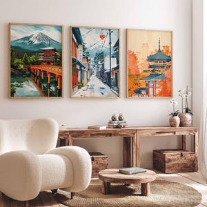 Set of 3 Sendai Posters, Sendai Japan Prints, Tohoku Region Wall Art ...