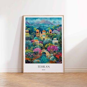 Tehran Poster, Iran Poster, Persian Poster, Middle Eastern Poster ...