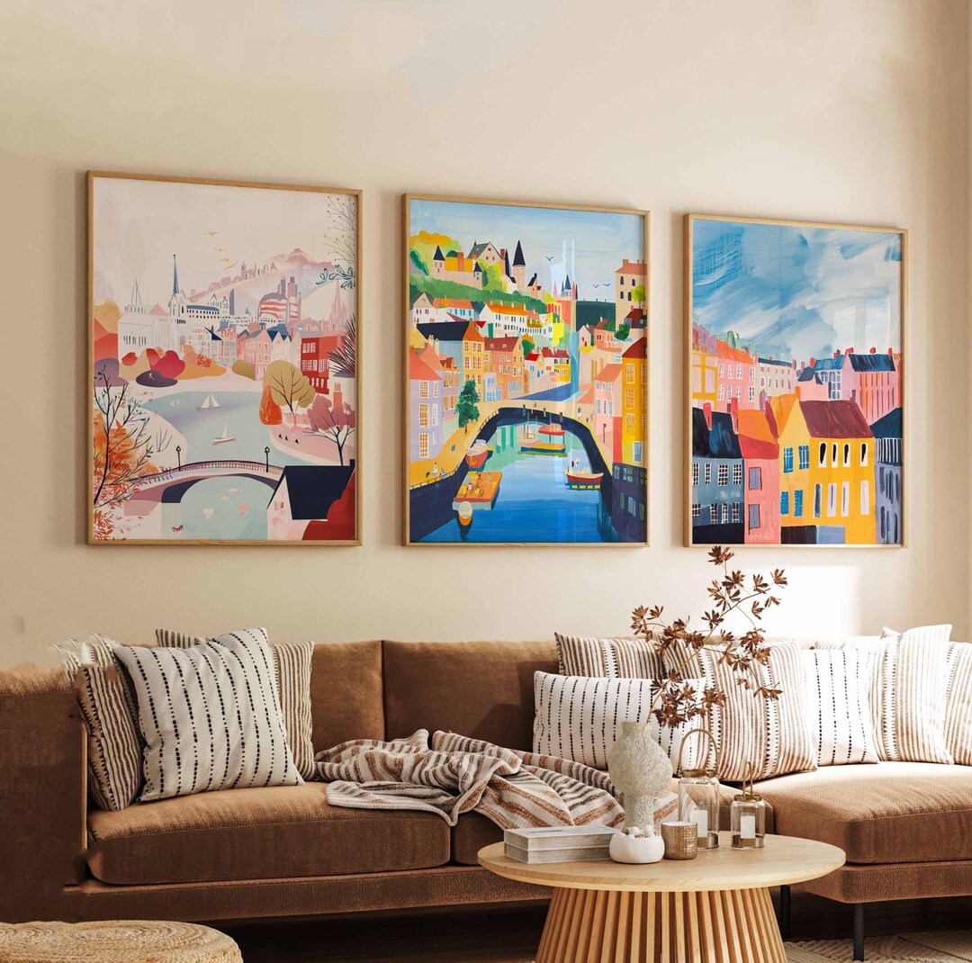 Set of 3 Bolton Posters, England Travel Posters, Bolton Wall Art Prints ...