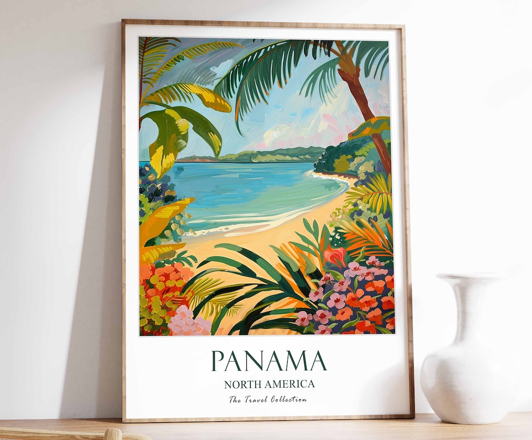 Panama Print, Panama Travel Poster, North America Travel Poster ...