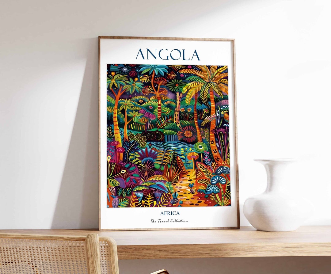 Póster de Angola, póster de África, póster de África, póster de ...