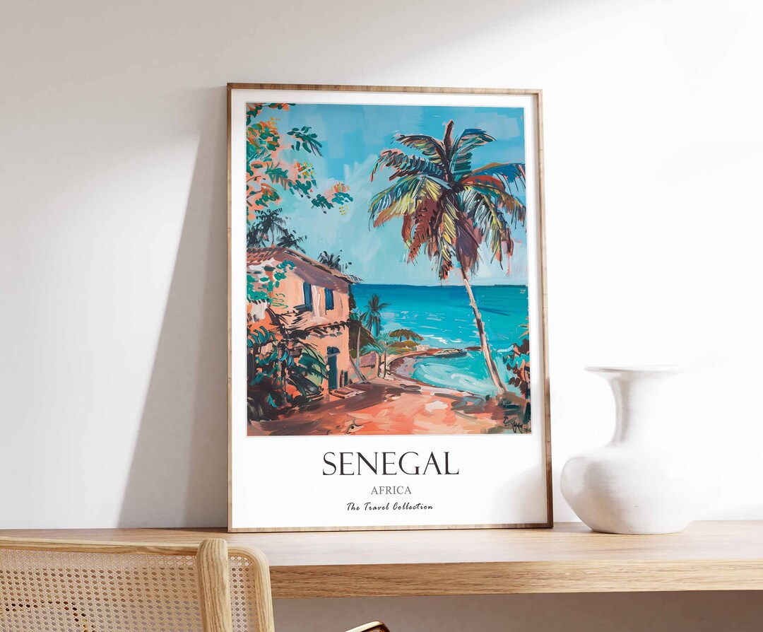 Senegal Poster, Senegal Poster, Travel Print, Senegal Travel Print ...