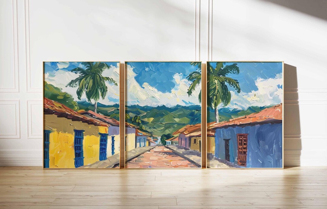 Set of 3 Cali Posters, Colombia Travel Prints, South America Wall Art ...