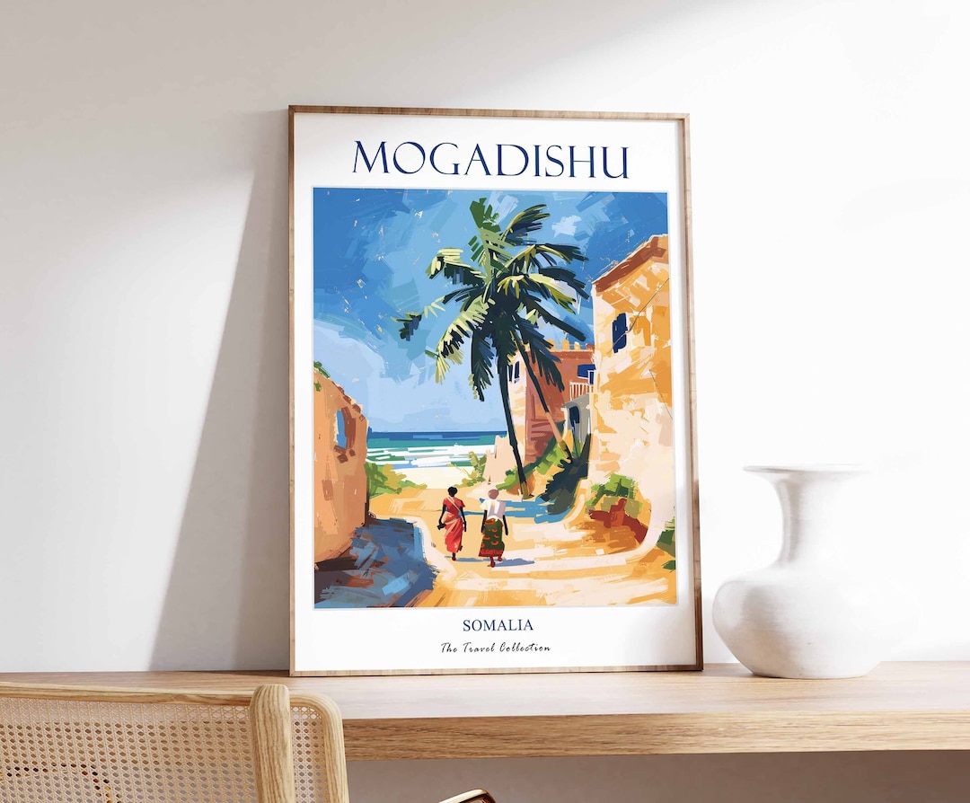 Mogadishu Poster, Somalia Poster, Mogadishu Travel Poster, East African ...