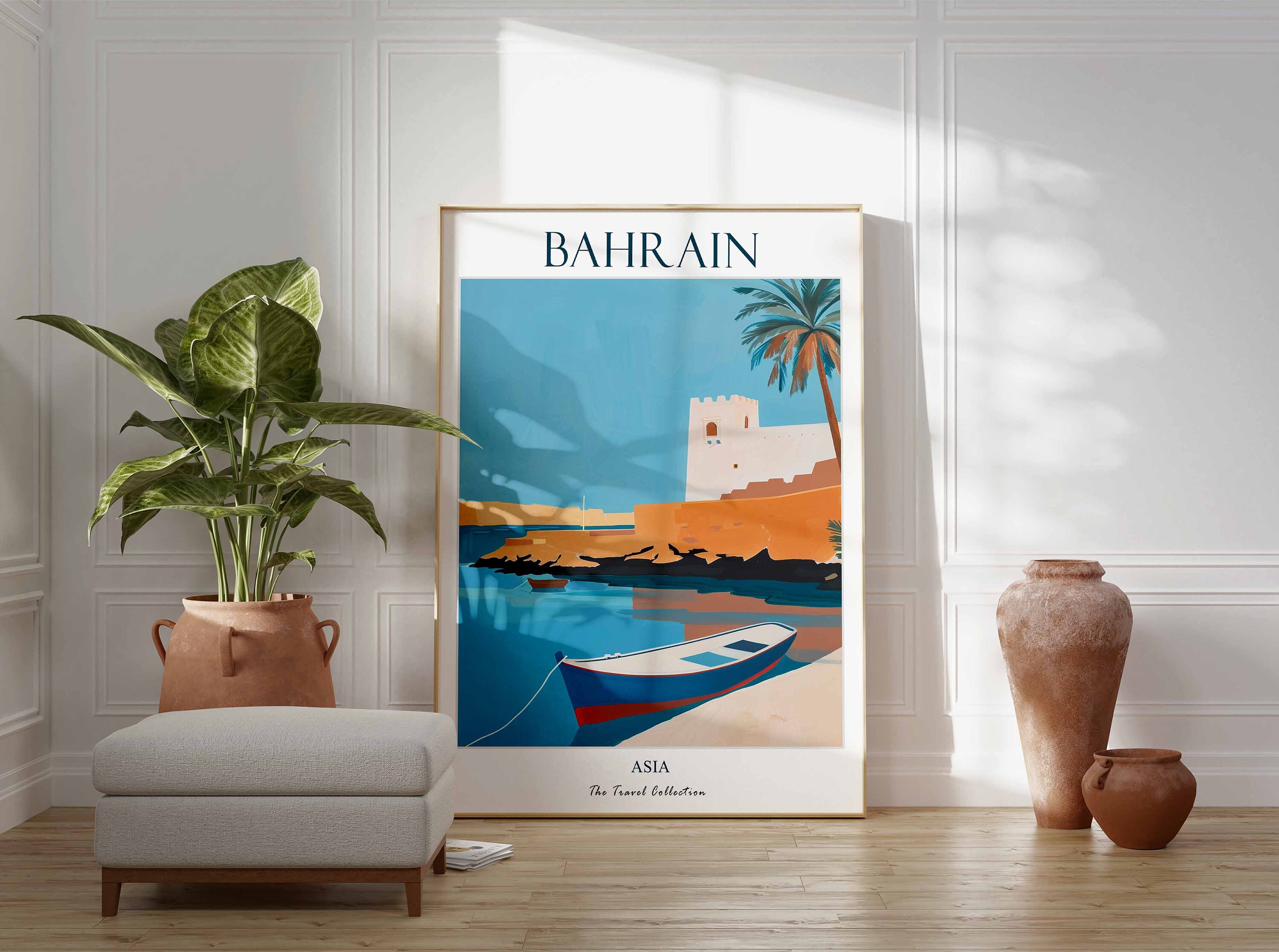 Bahrain Print, Bahrain Travel Poster, Middle East Travel Print, Islamic ...