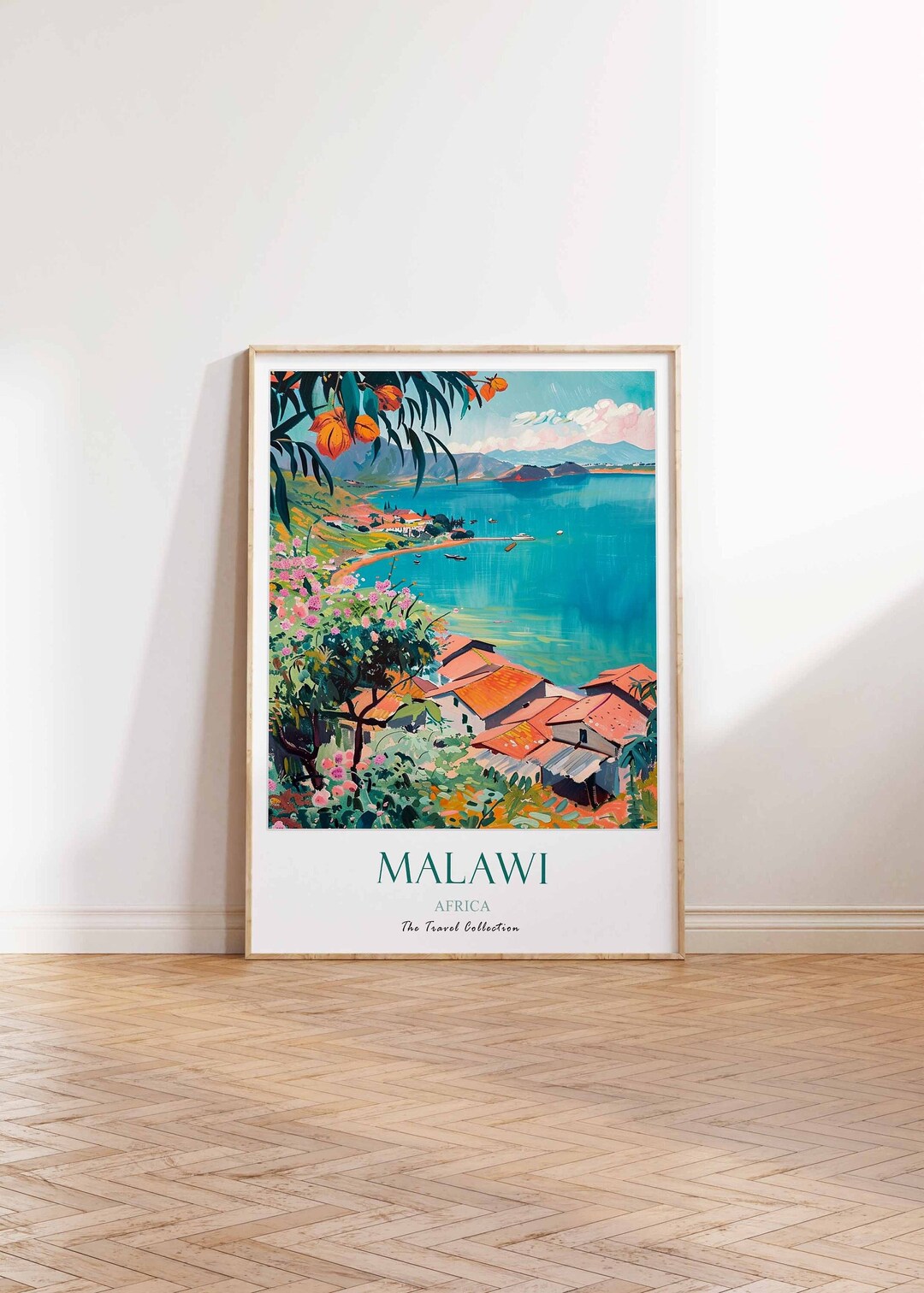 Malawi Poster, Wildlife Poster, Lake Poster, Malawi Travel Poster ...