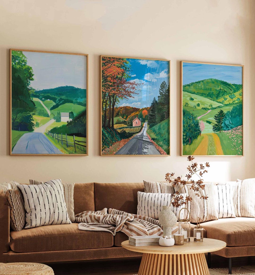 Set of 3 Pennsylvania Posters, USA Travel Prints, Mid-atlantic Wall Art ...