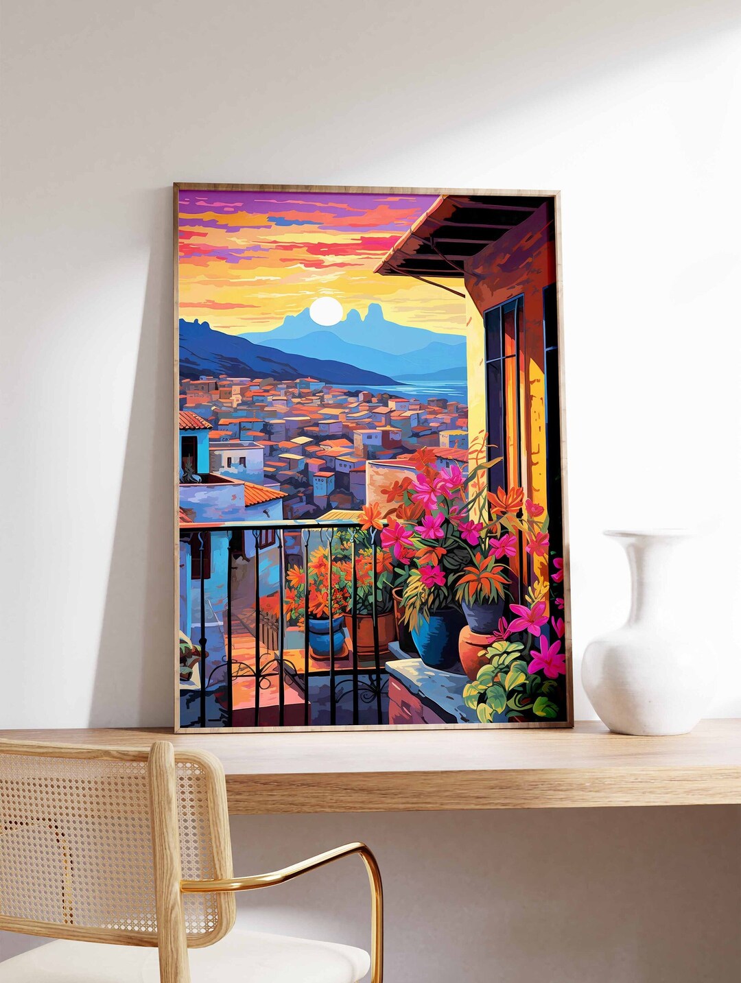 Ecuador Poster Print, Vintage Ecuador Floral Artt, Indigenous Art, Folk ...