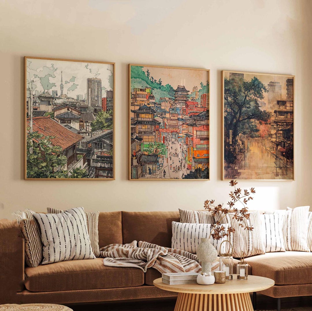 Set of 3 Taipei City Posters, Taipei Travel Prints, Taipei Wall Art ...