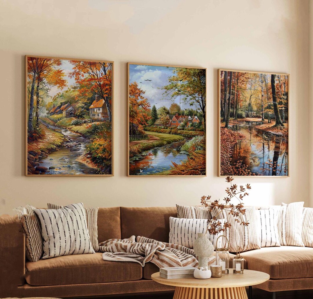 Set of 3 New Forest Posters, England Prints, UK Travel Poster Sets ...