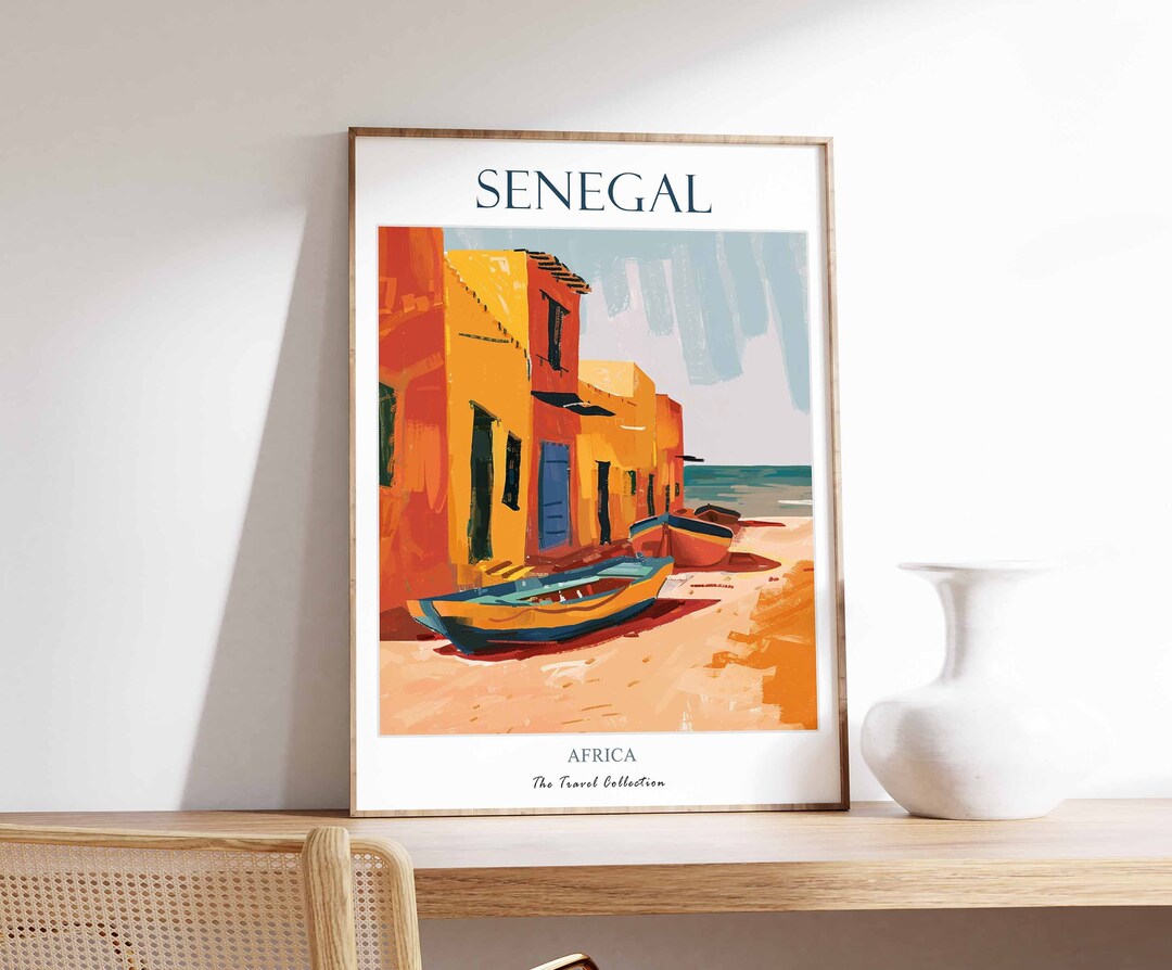 Senegal Poster, Senegal Poster, Travel Print, Senegal Travel Print ...
