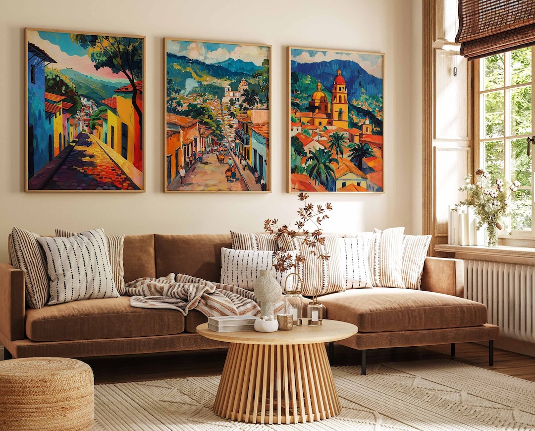 Set of 3 Guatemala City Travel Prints, Guatemala Posters, Guatemala ...