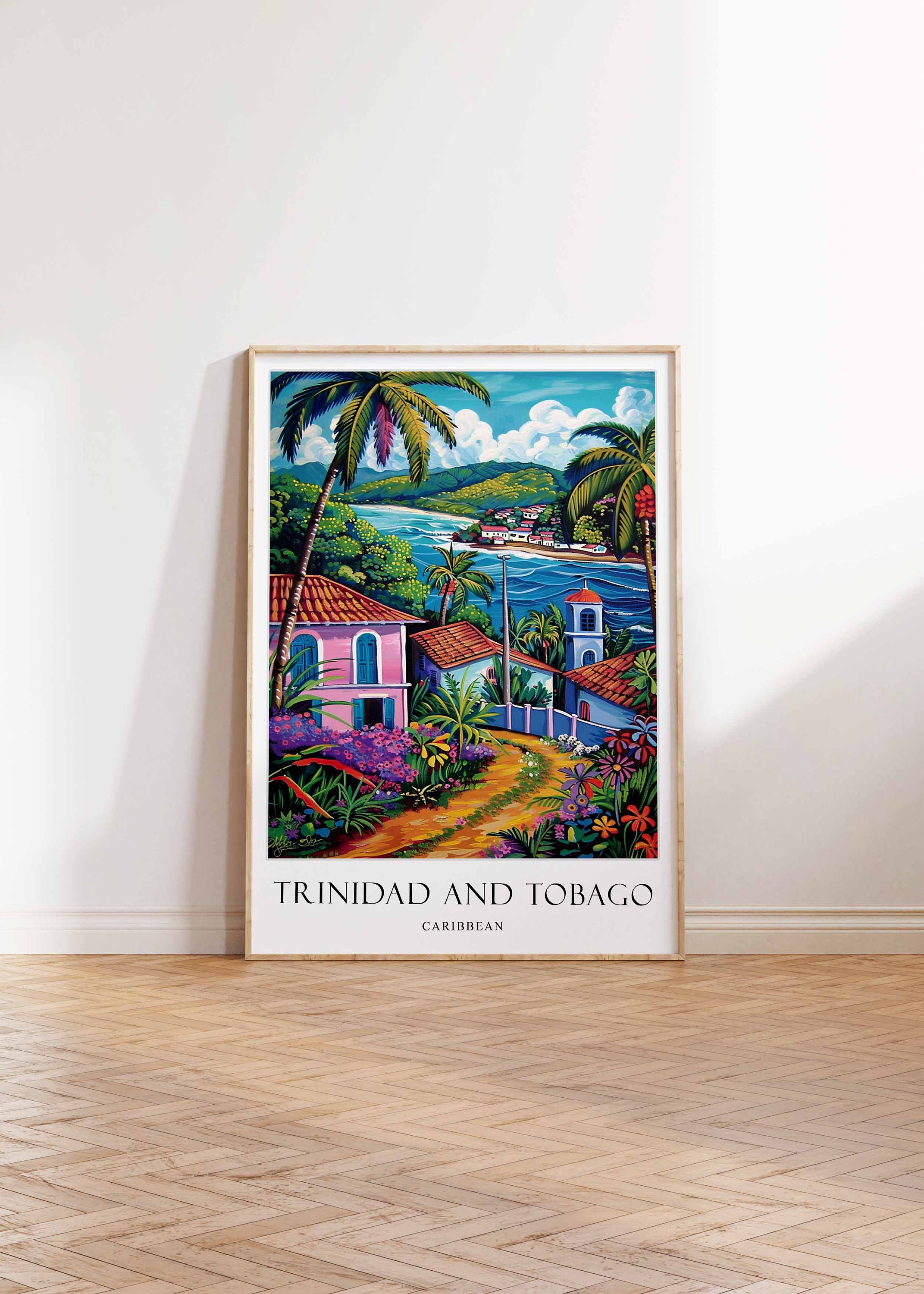 Trinidad and Tobago Poster, Caribbean Poster, Trinidad and Tobago Art ...
