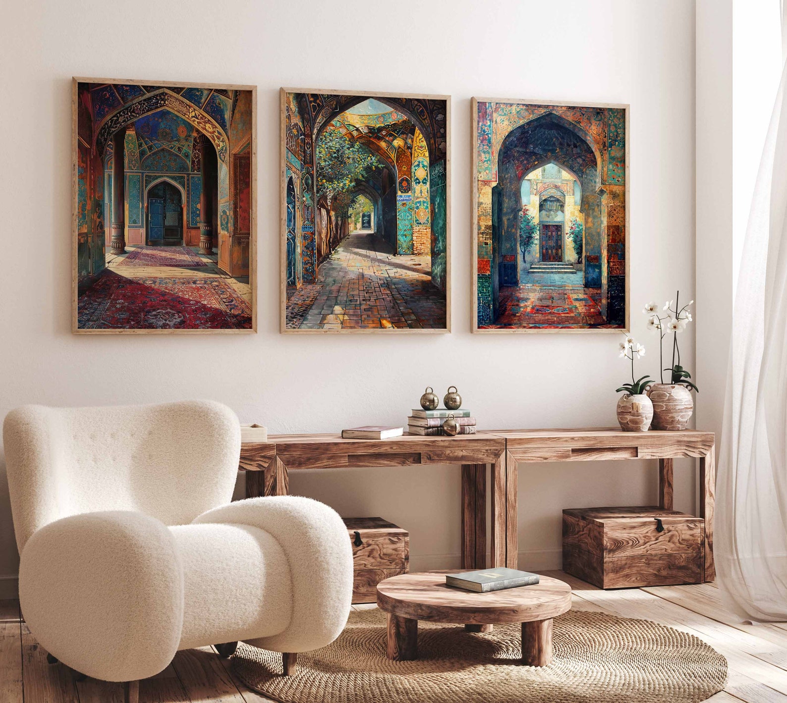 Set of 3 Tehran Posters, Iranian Travel Prints, Iranian Art, Islamic ...