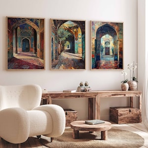 Set of 3 Tehran Posters, Iranian Travel Prints, Iranian Art, Islamic ...