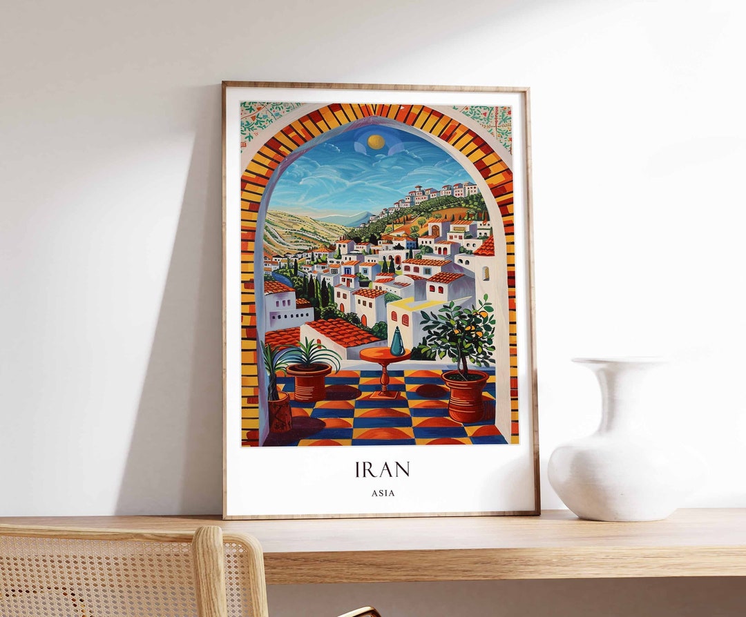 Iran Poster, Islamic Decor, Islamic Art, Middle Eastern Art, Iran Gift ...