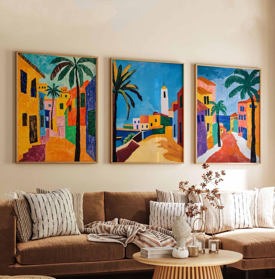 Set of 3 Bangui Posters, Central African Republic Prints, Bangui Travel ...