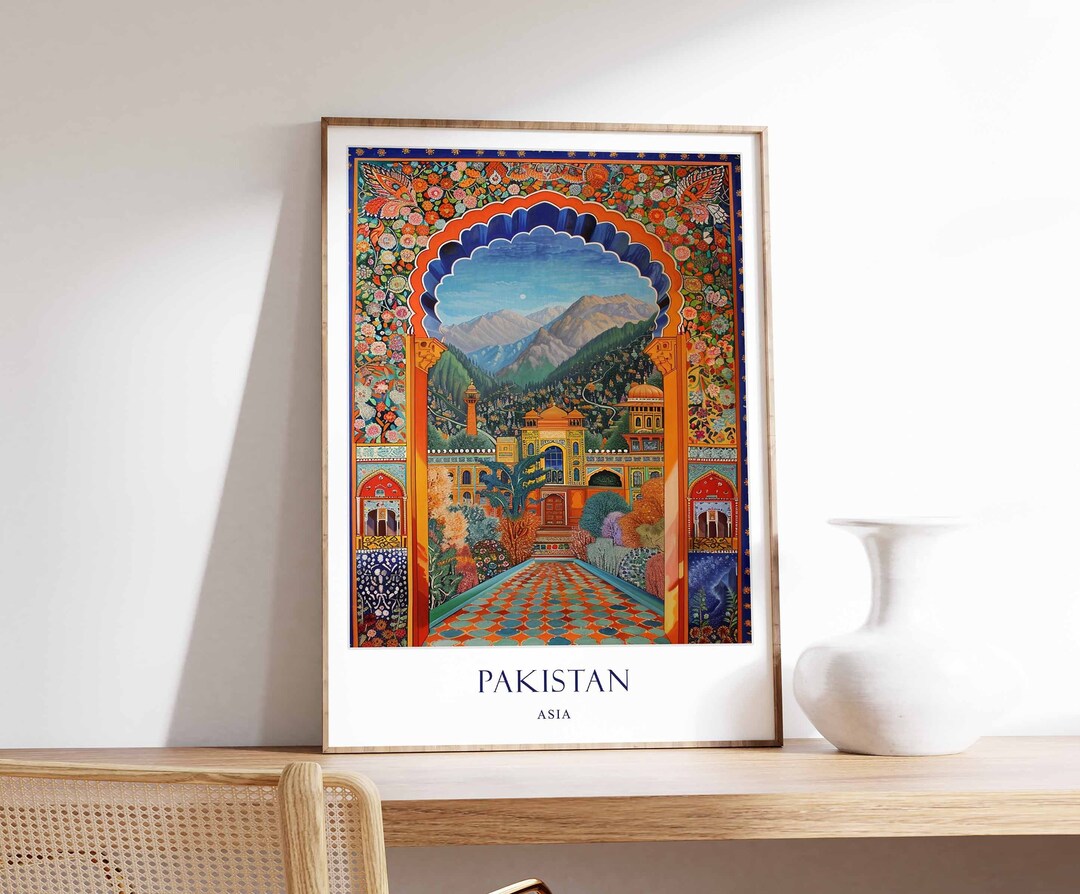 Pakistan Poster, Asian Poster, Himalayan Poster, Indus Valley Poster ...