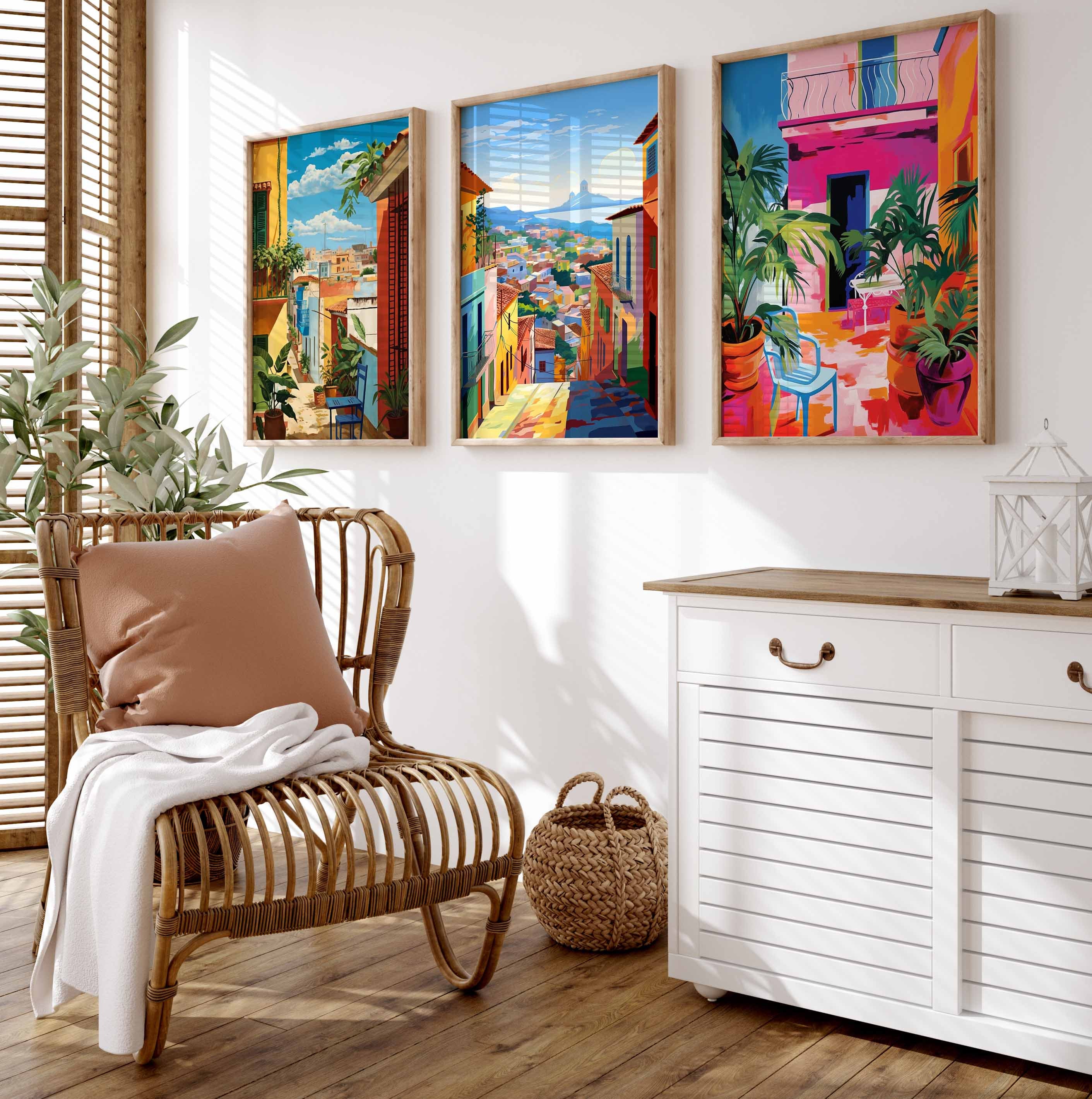 Set of 3 Venezuela Poster Set Vintage Venezuela Floral - Etsy