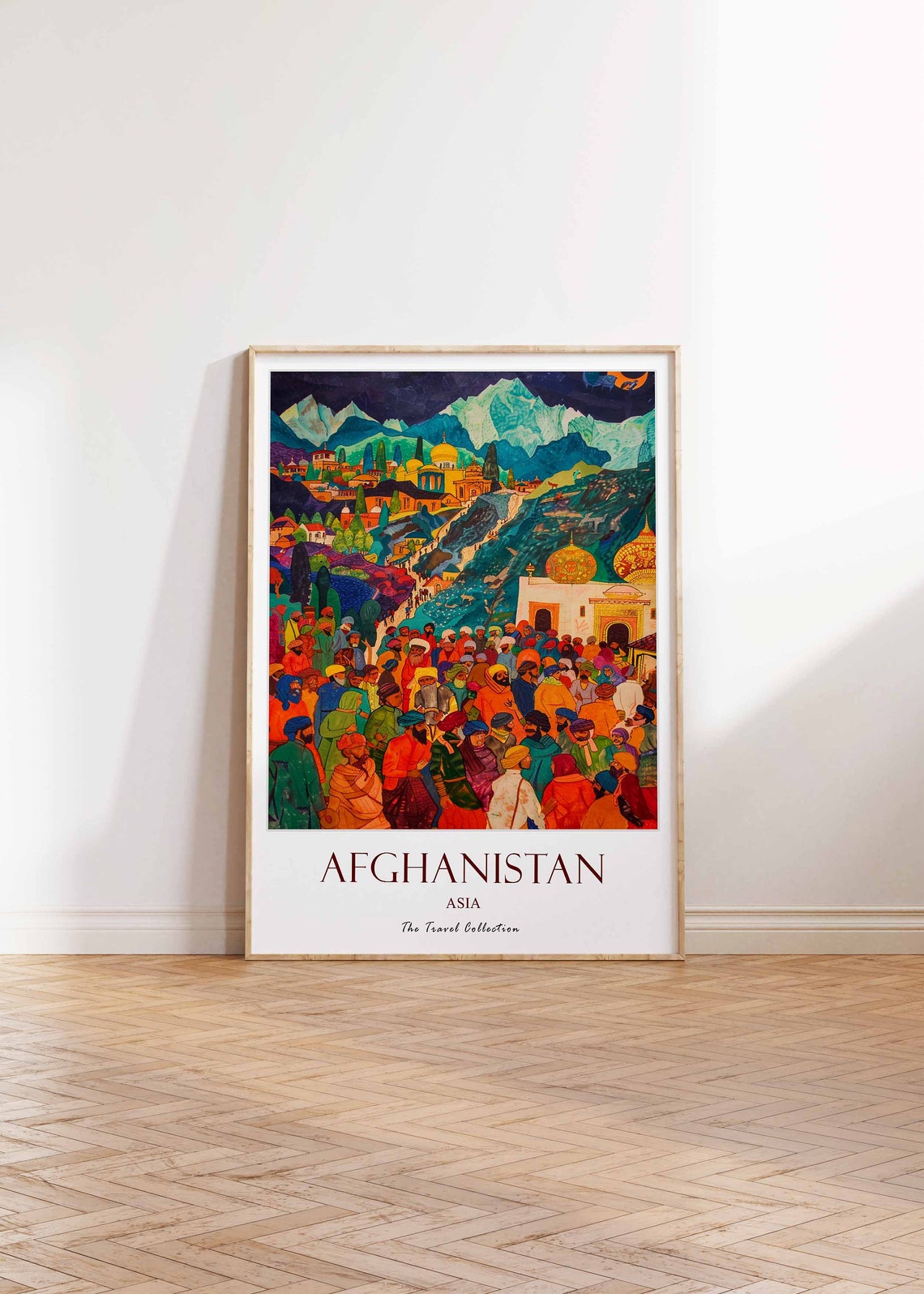 Afghanistan Travel Print, Vintage Afghan Art Poster, Kabul Print ...