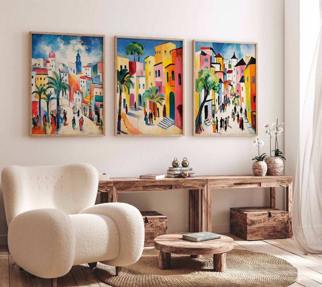 Set of 3 Israel Poster Set, Vintage Israeli Floral Prints, Indigenous ...