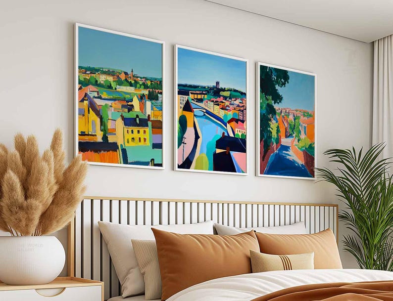 Set of 3 Dudley Posters, England Travel Prints, UK Town Poster Set ...