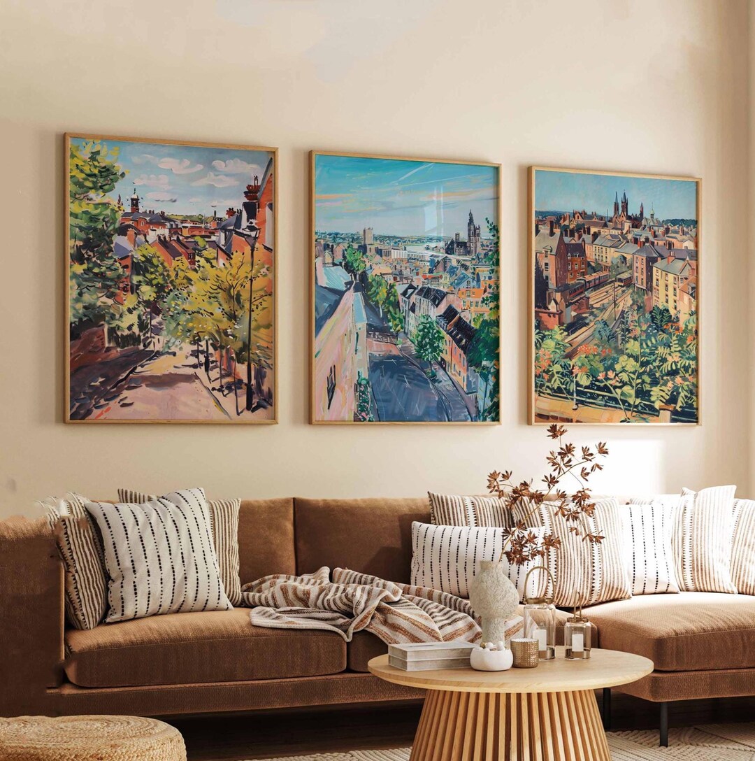 Set of 3 Wolverhampton Posters, England Travel Posters, UK Wall Art ...
