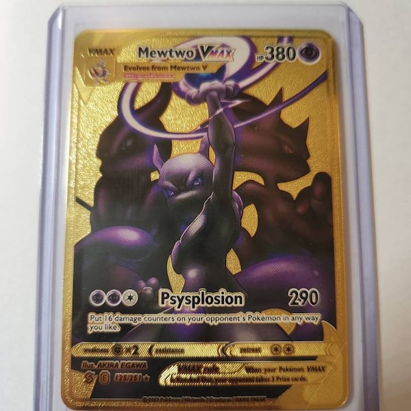 Mewtwo Vmax - Etsy