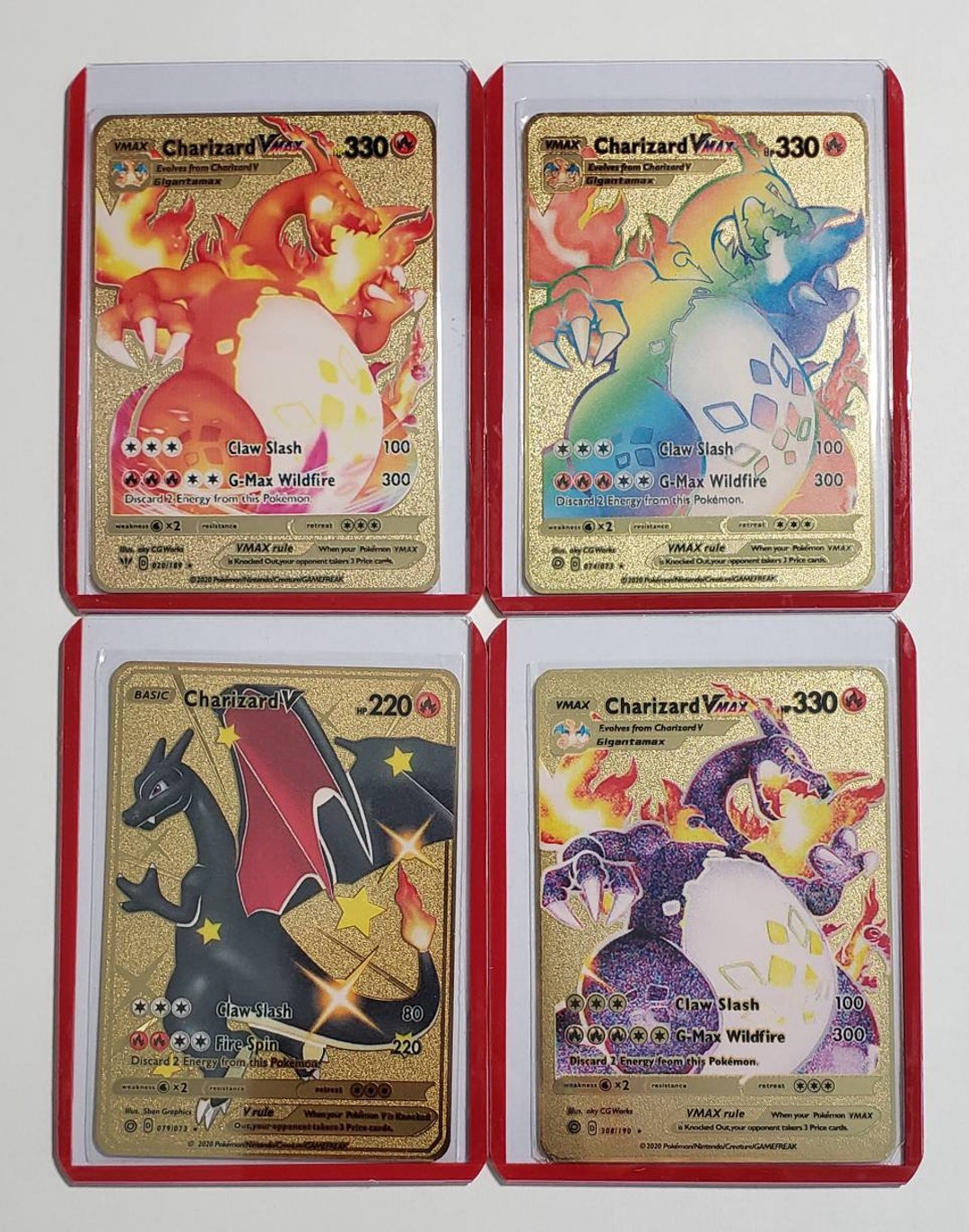 Pokemon Charizard V Charizard VMAX Ultra Rare Hyper Rare Rainbow Rare ...