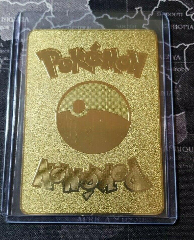 Pokemon Mewtwo Gold Star 103/110 Gold Metal CUSTOM Card Top | Etsy