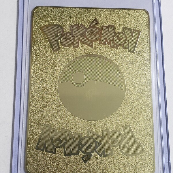 Metal Pokemoncards - Etsy