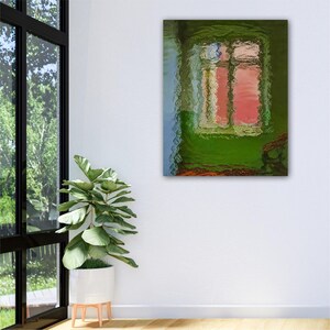 Hand-painted Window Oil Painting on Canvas: Abstract Home Decor - Etsy ...