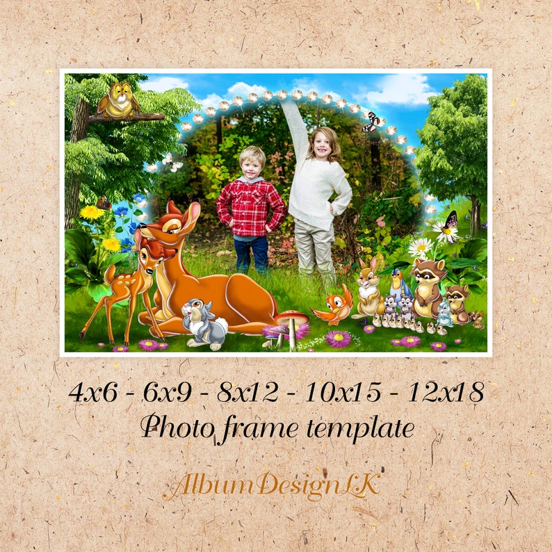 Baby Frame Templatebaby Cartoon Template Photo Template - Etsy
