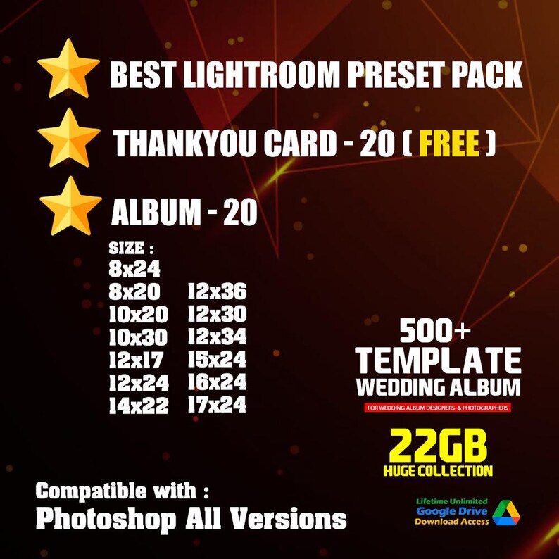 Photoshop Template Wedding Album PSD Photoshop PSD Lightroom Preset ...