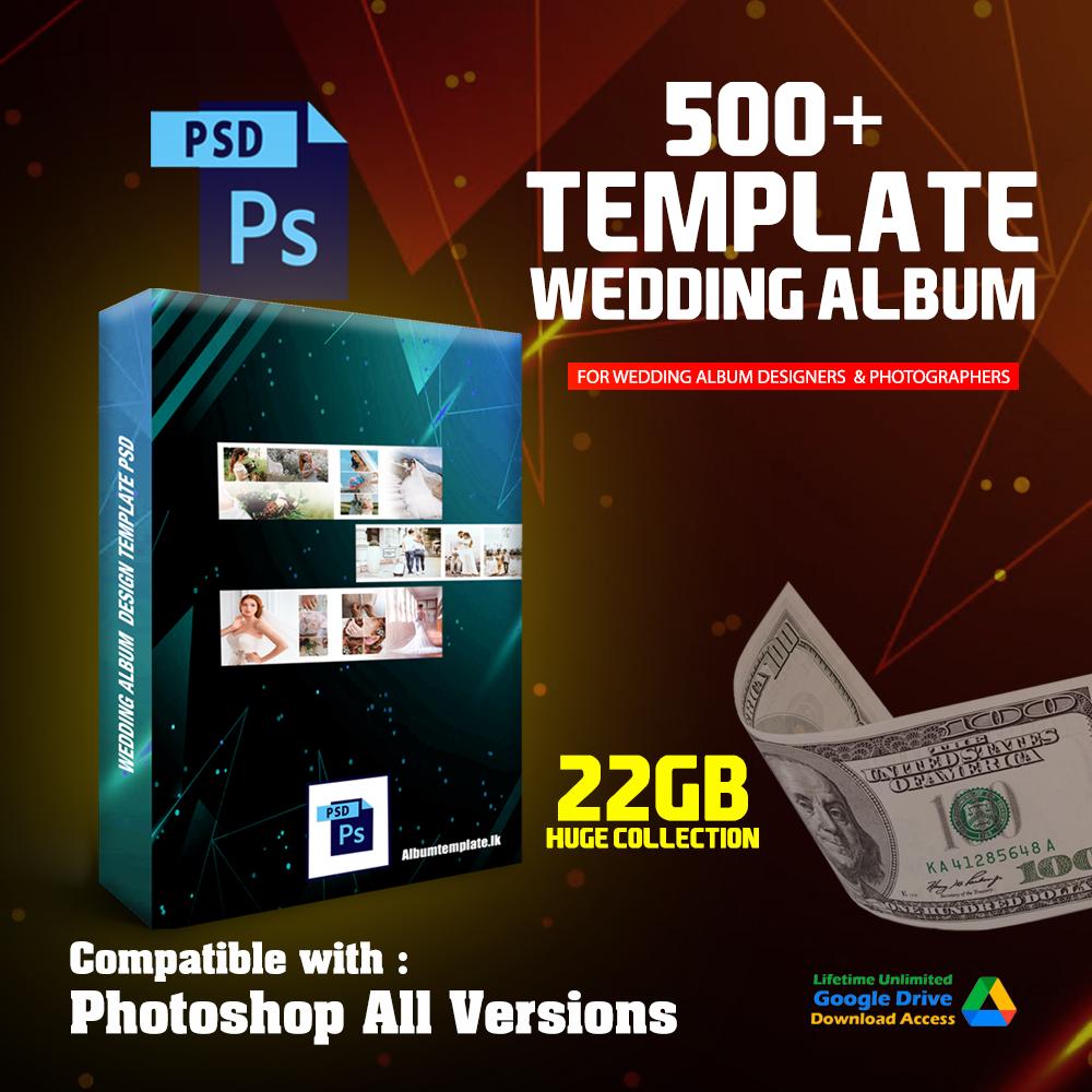 Photoshop Template Wedding Album PSD Photoshop PSD Lightroom Preset ...