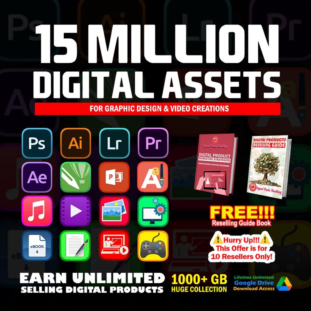 15 Million Resell Digital Products Bundle With Master Resell Rights ...