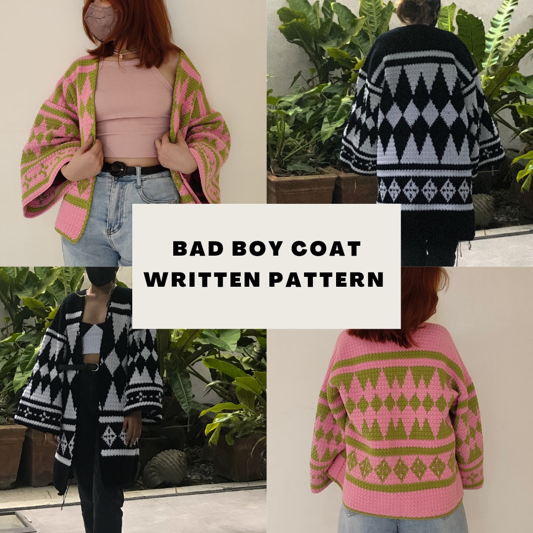 Bad Boy Coat Written Pattern PDF - Etsy