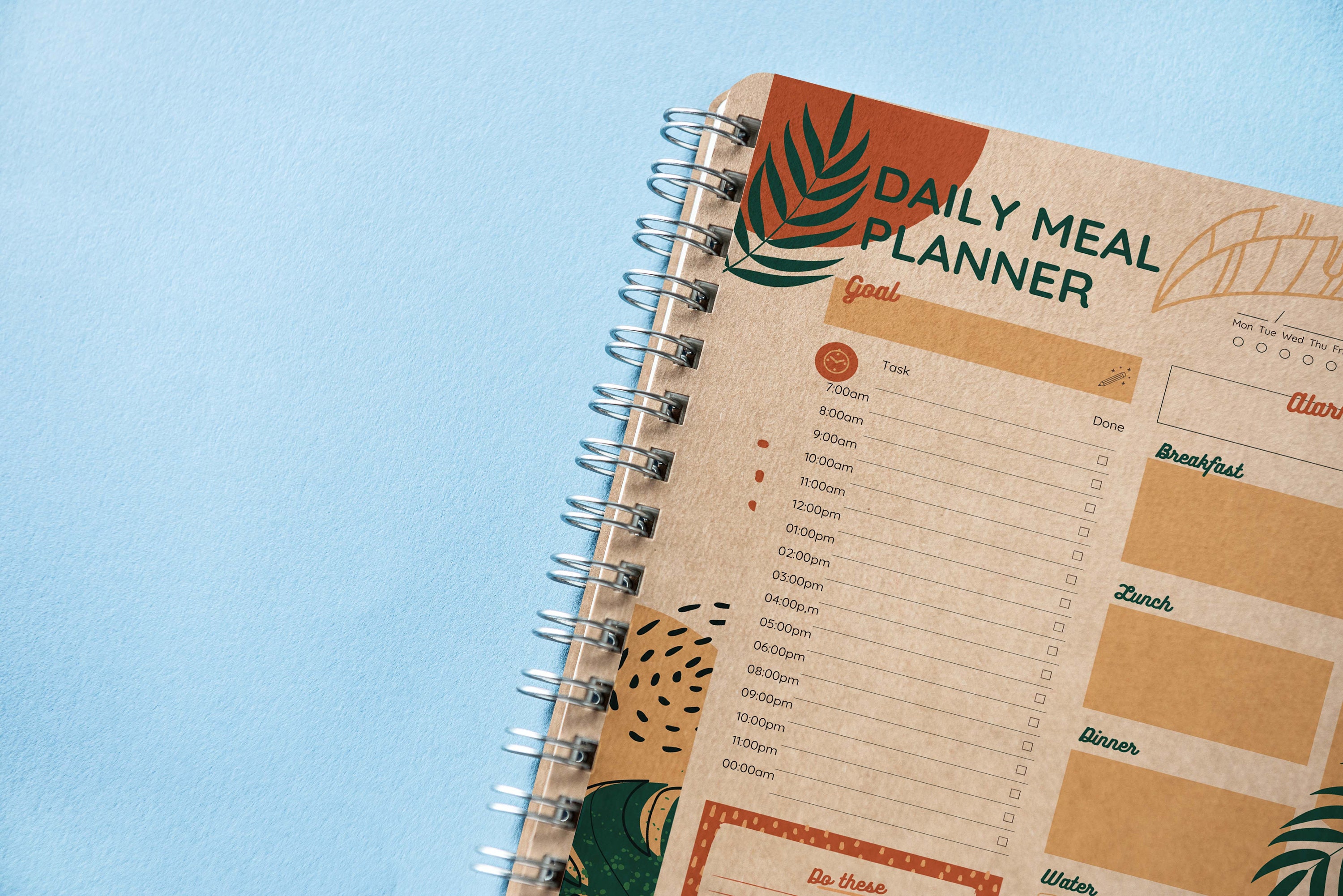 Meal Planner | Digital Product | Meal Tracker | Food Tracker| Daily ...