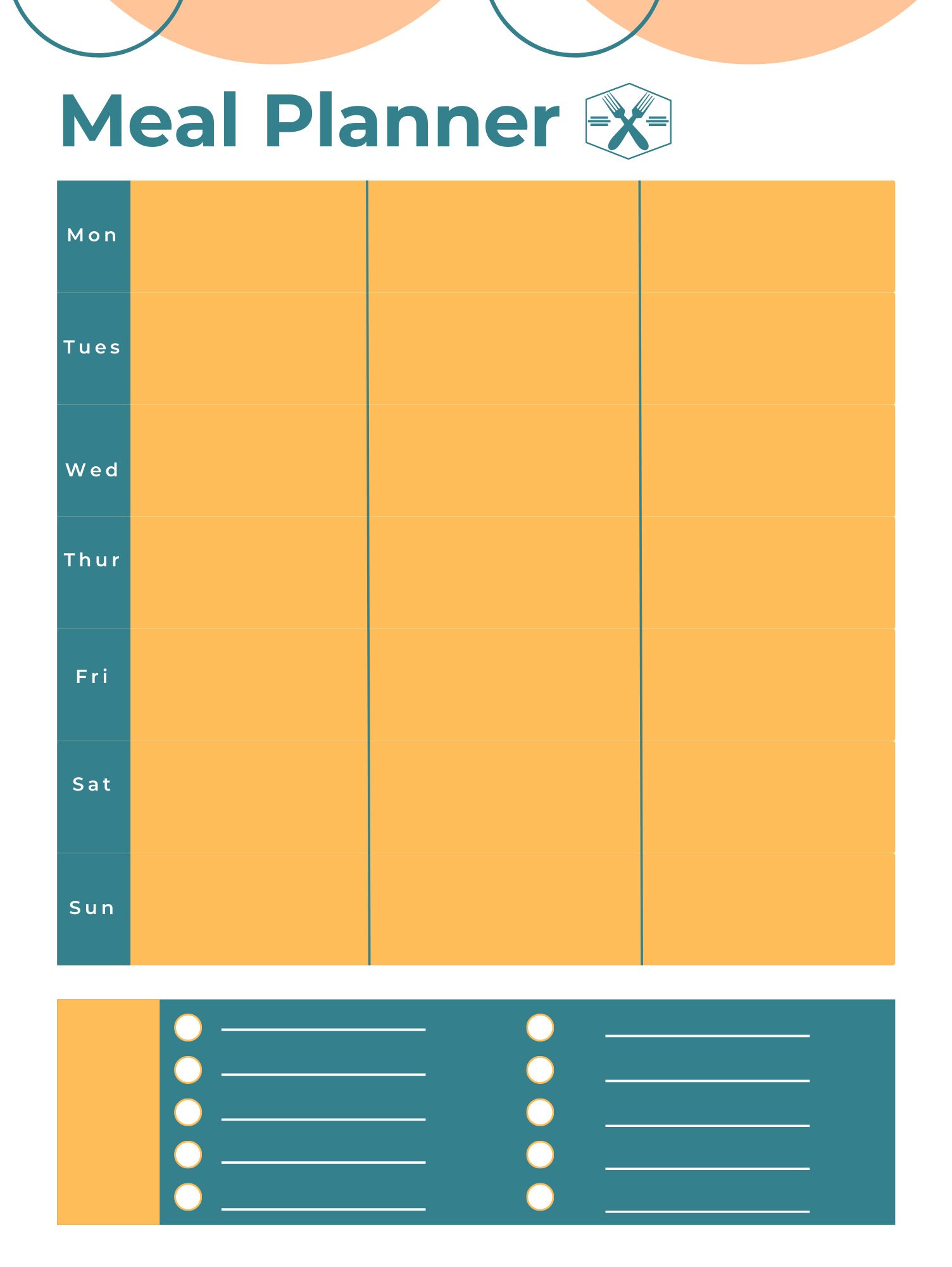 Meal Planner | Digital Planners | Meal Tracker | Daily Tracker| Digital ...