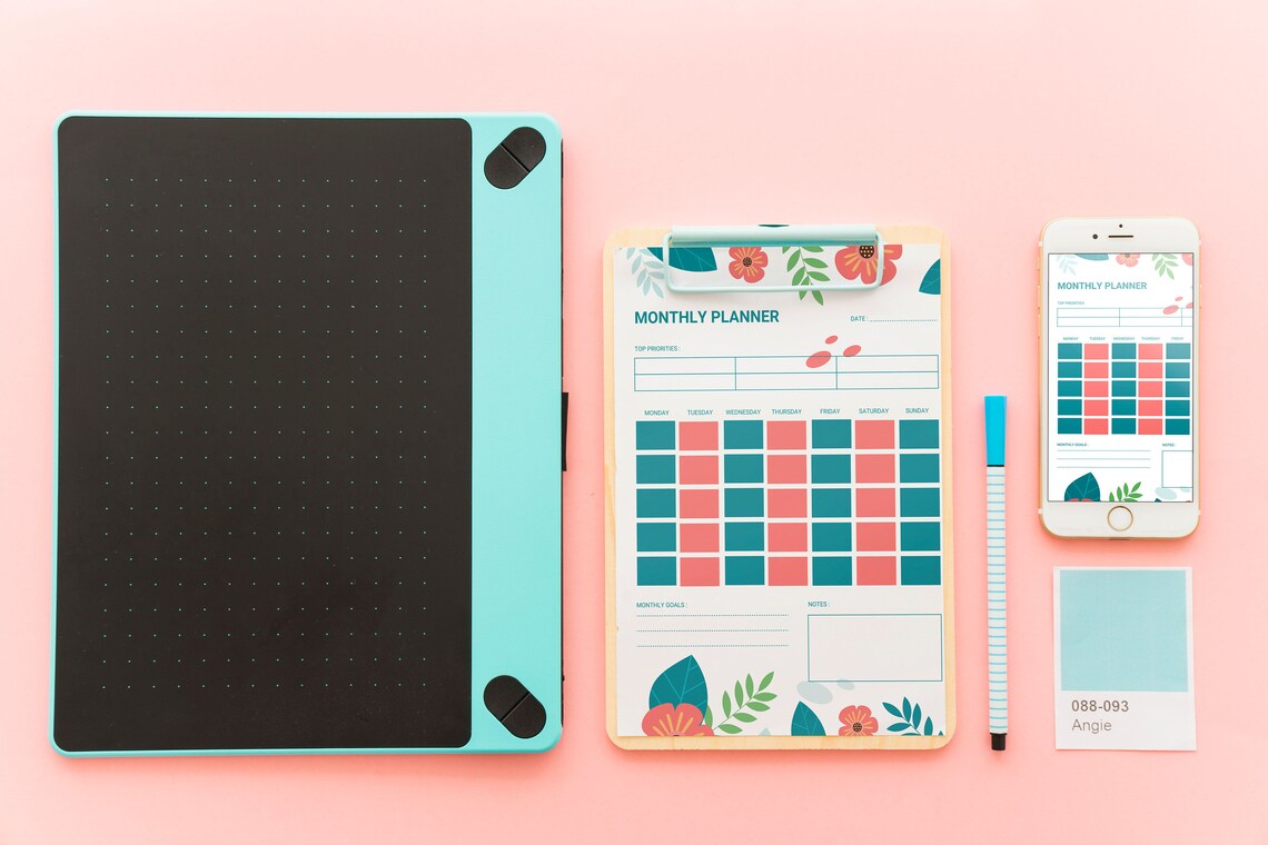 Monthly Planner | Printable Calendar 2023-24| Monthly Planner 2023-24 ...