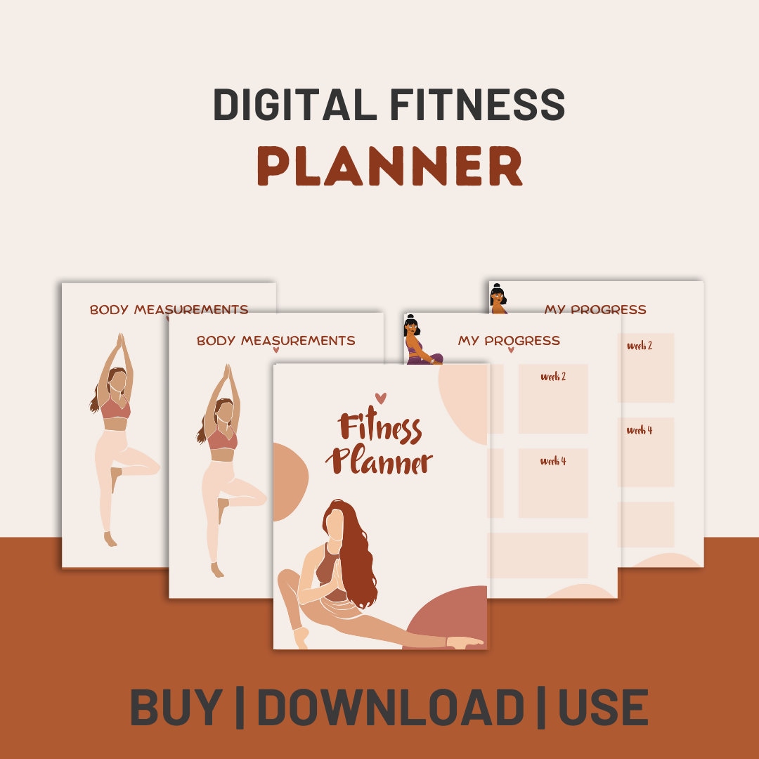 Fitness Planner| Weight Loss Tracker |workout Planner Fitness Journal ...
