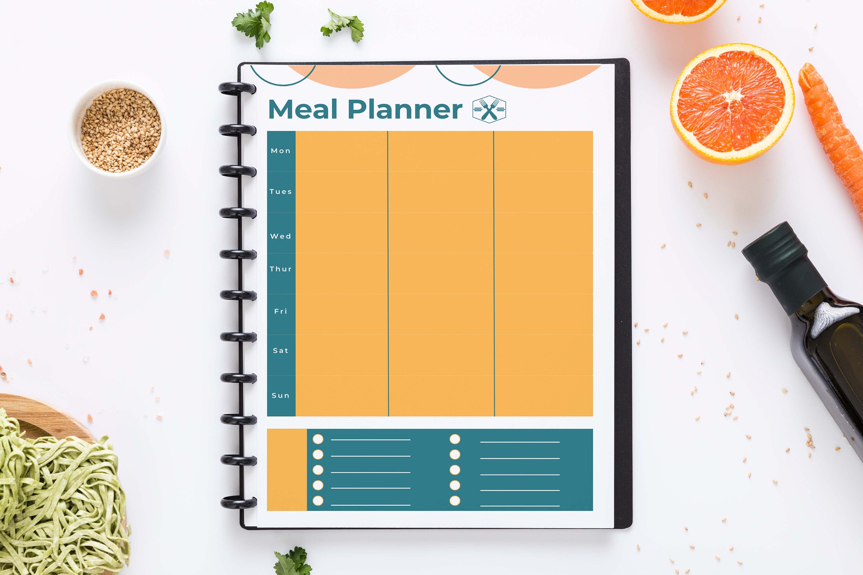 Meal Planner | Digital Planners | Meal Tracker | Daily Tracker| Digital ...