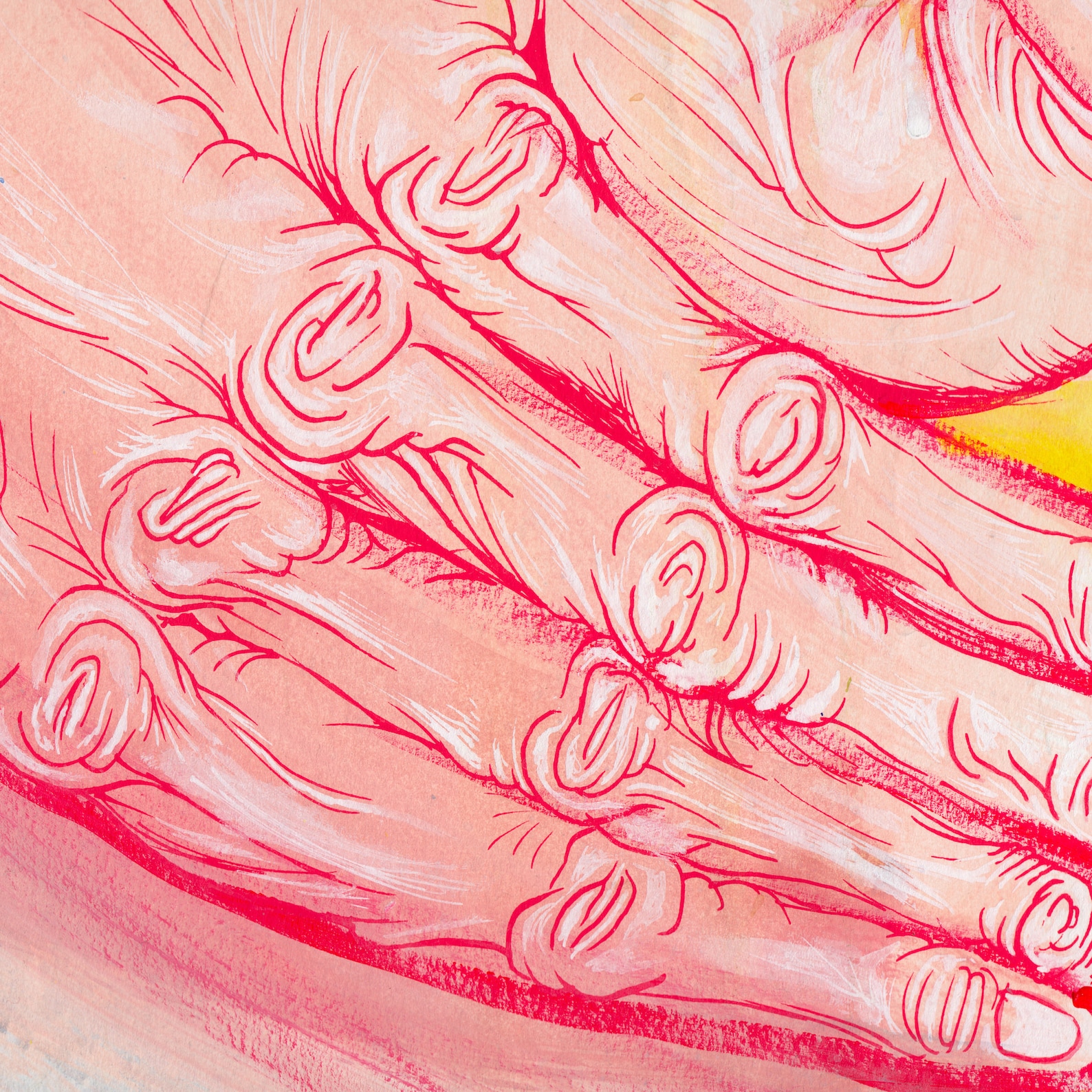 Original Artwork, slap Illustration, Handmade Painting, Hand Drawing ...