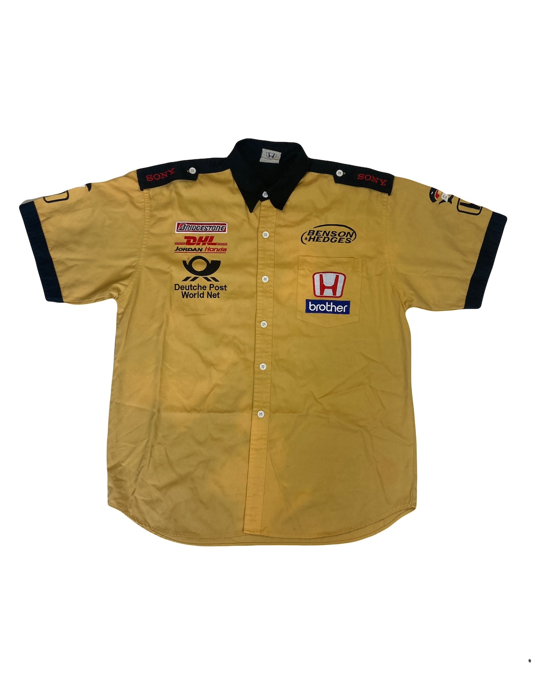 Vintage 2000 Jordan Formula 1 Team Shirt Honda Mugen Benson & Hedges ...