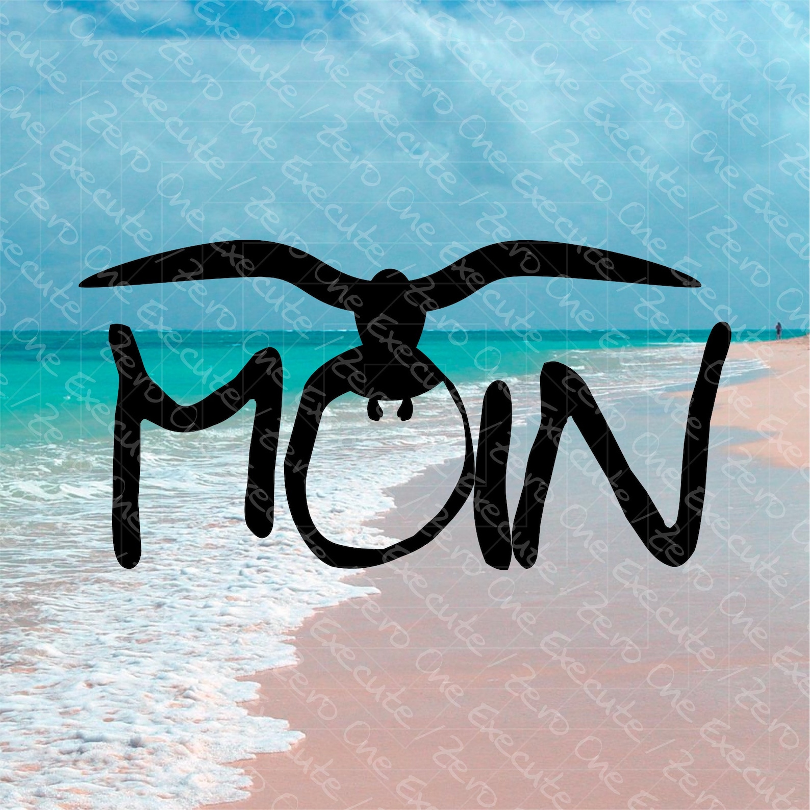 Moin mit Möwe | deutsche Begrüßung im Norden | 6 Varianten | digitaler ...