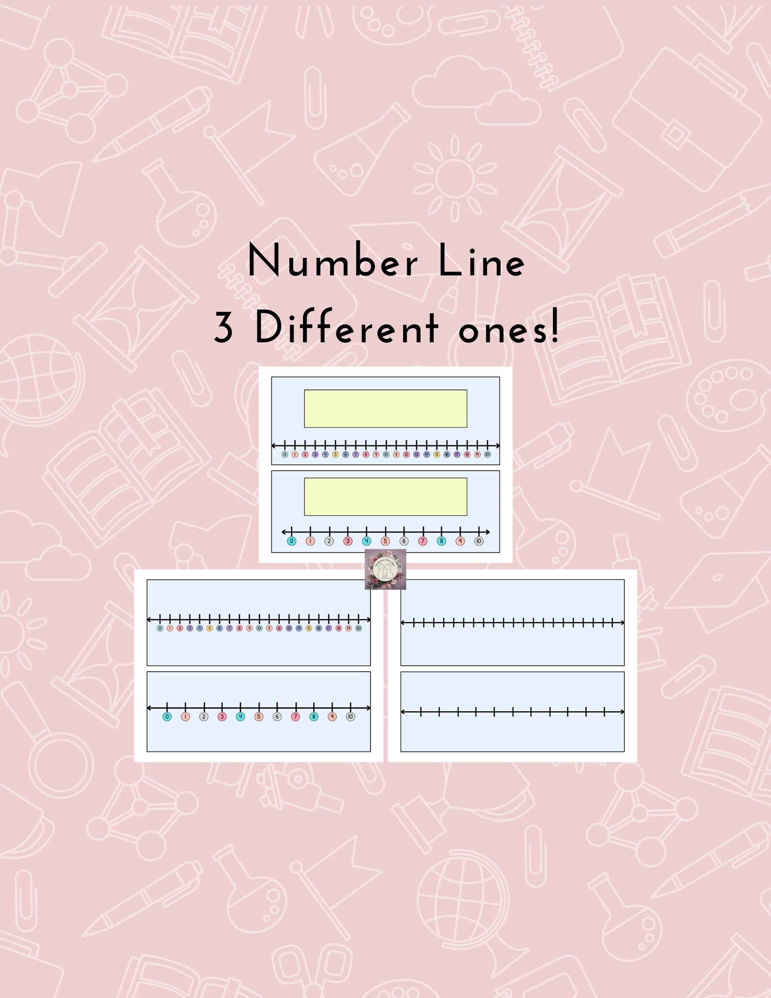 Number Line, Number Line Printable, Number Line First Grade, Number ...
