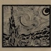 Starry Night Metal Wall Art: Van Gogh Inspired Decor - Etsy